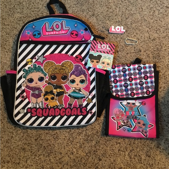 L.O.L. Surprise! | Accessories | Lol Surprise Backpack Snack Tote Key ...